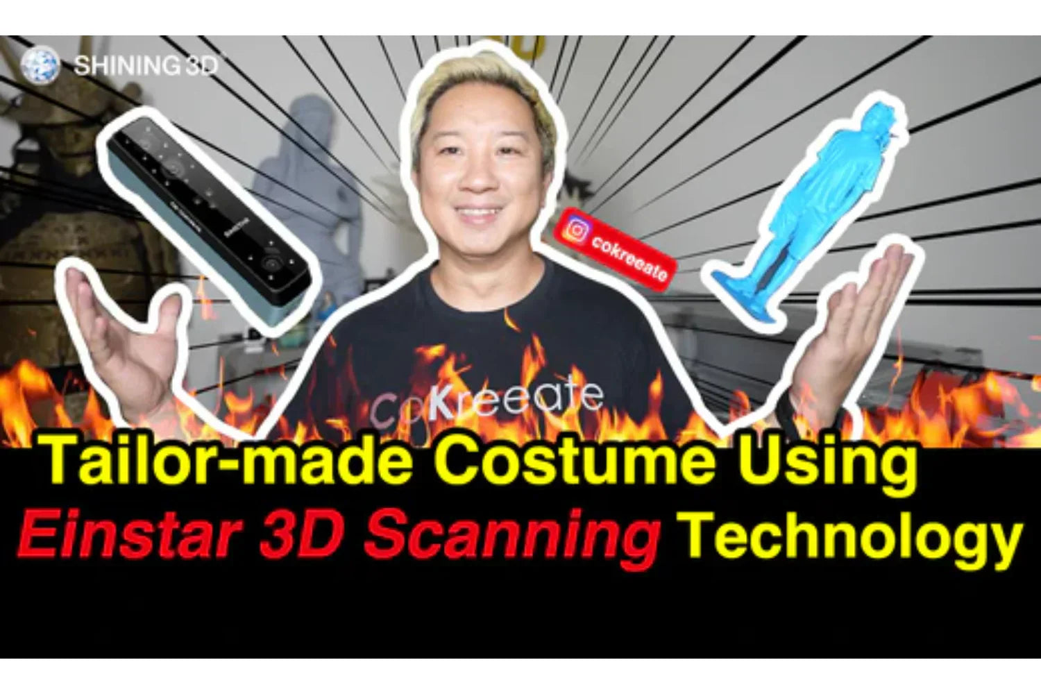 Tailor-made Costume Using Einstar 3D Scanning Technology